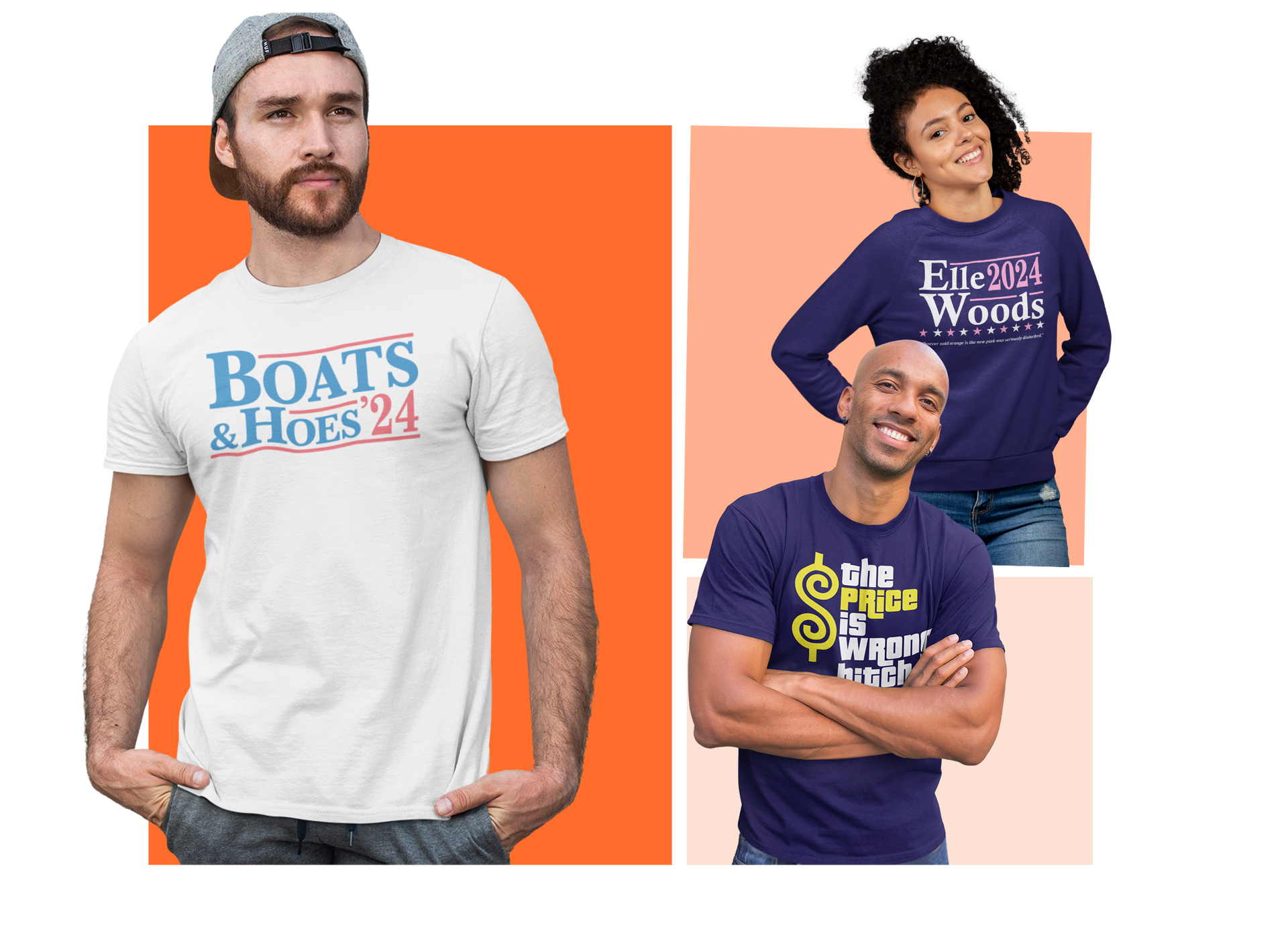 Donkey Tees - Funny T-Shirt Designs - Unisex Up To 6XL