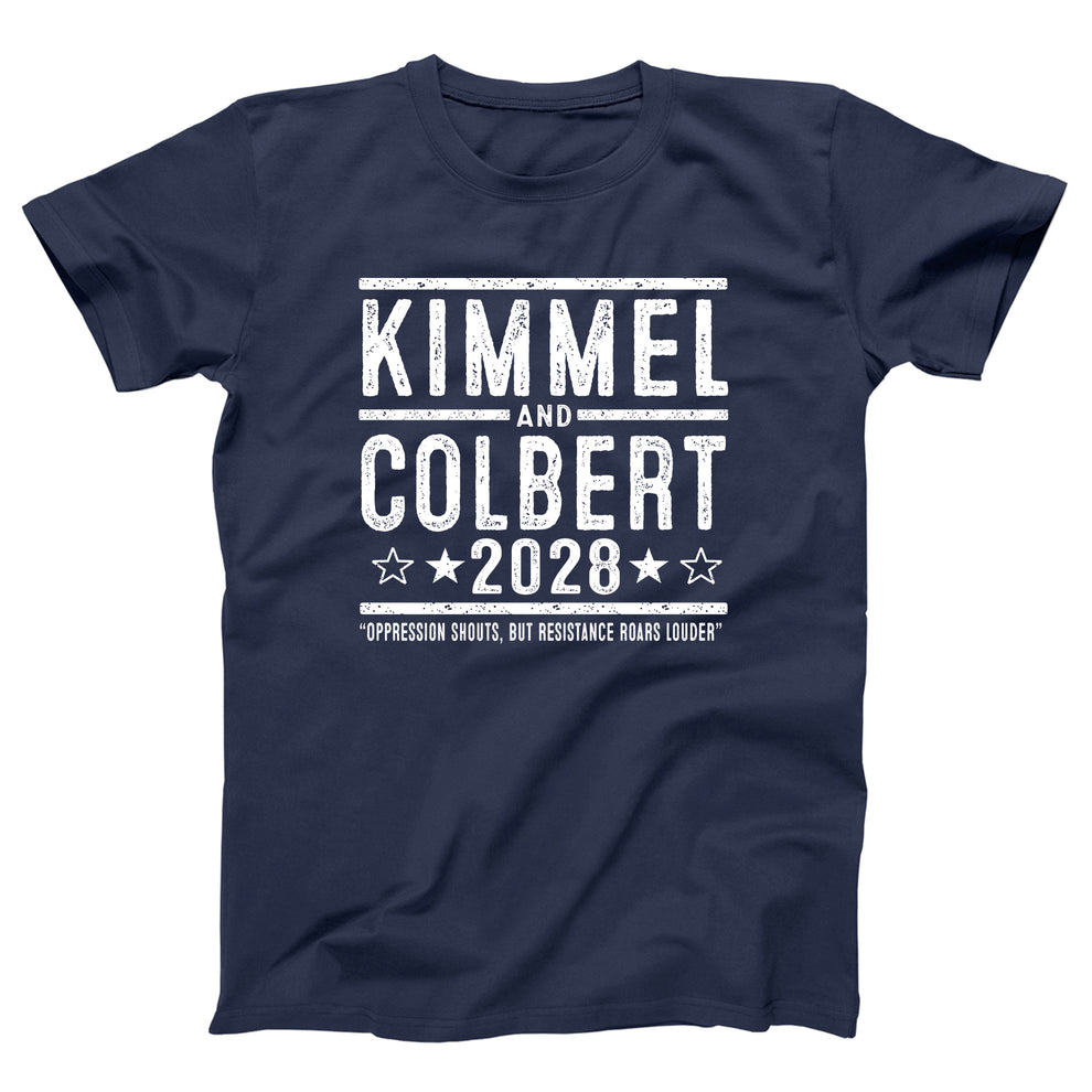 Kimmel and Colbert 2028 Election Tshirt - DonkeyTees – Donkey Tees