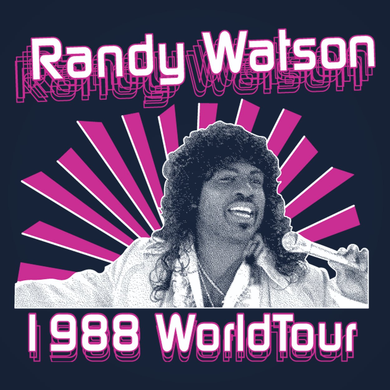 Randy Watson 1988 World Tour Tshirt - DonkeyTees – Donkey Tees